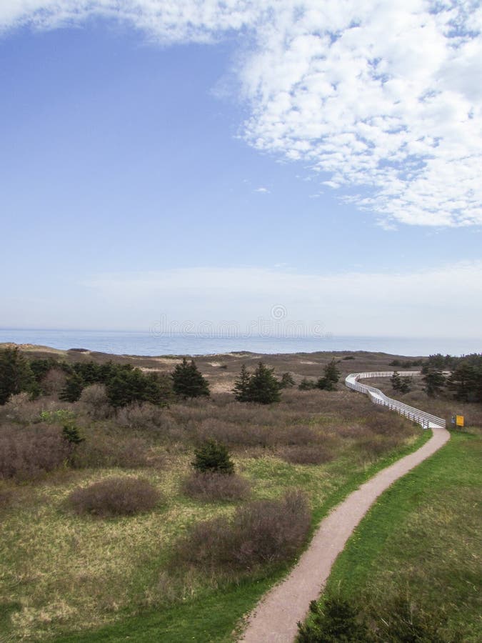 Spring PEI stock photo. Image of village, perspective - 96581704