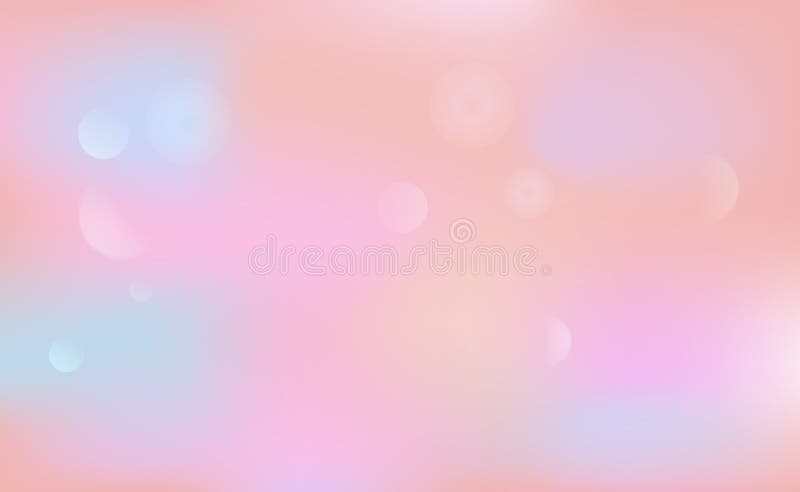 Spring Pink Blur Background with Light Elements. Holiday Abstract ...
