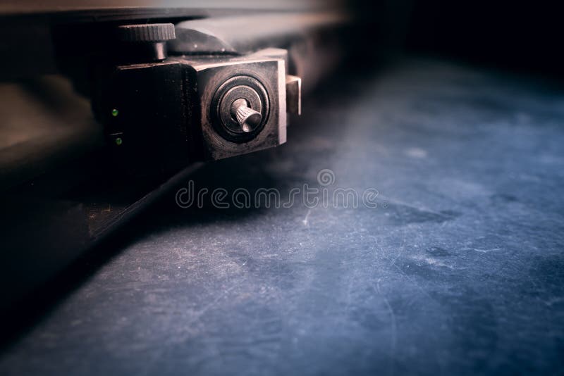 Spring-piston Air Rifle with Inserted Diabolo Bullet Close-up in the ...