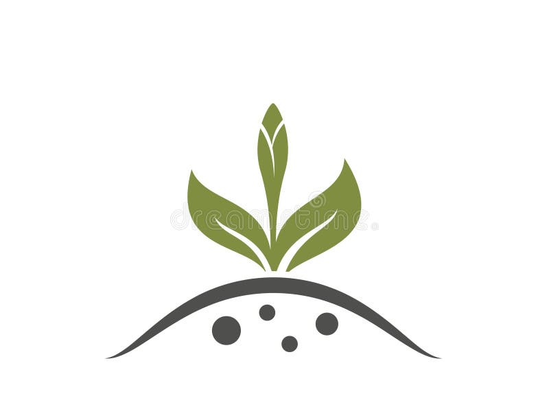 Spring Plant Bud Icon. Sprout, Planting and Germinate Symbol Stock ...