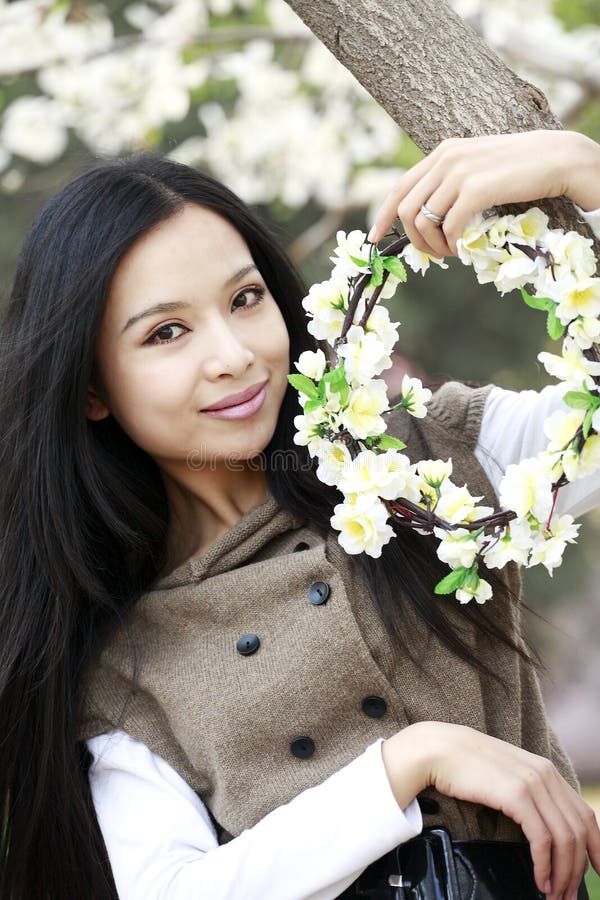 Spring portrait stock image. Image of flower, bloom, enjoying - 14066671