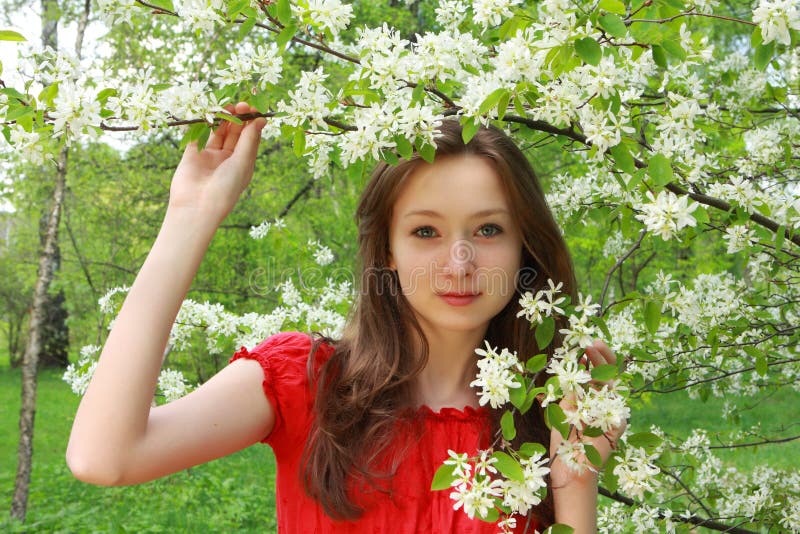 Spring portrait stock photo. Image of light, freedom - 15874212