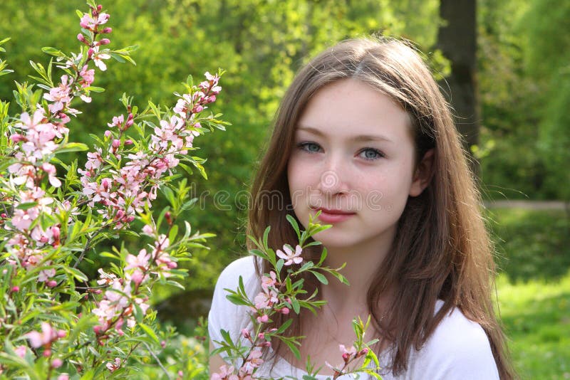 Spring portrait stock photo. Image of care, grass, freedom - 15874574