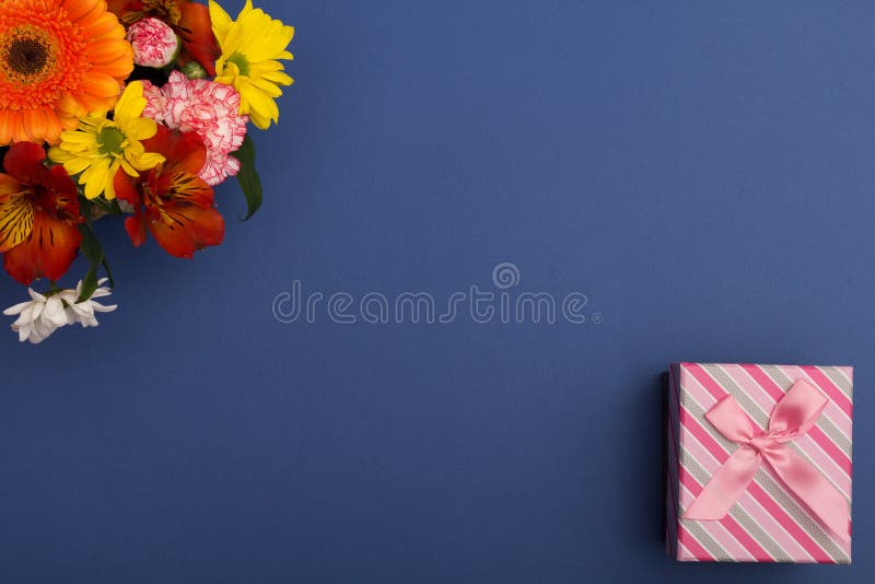 Spring present stock image. Image of bouquet, surprise - 51141941