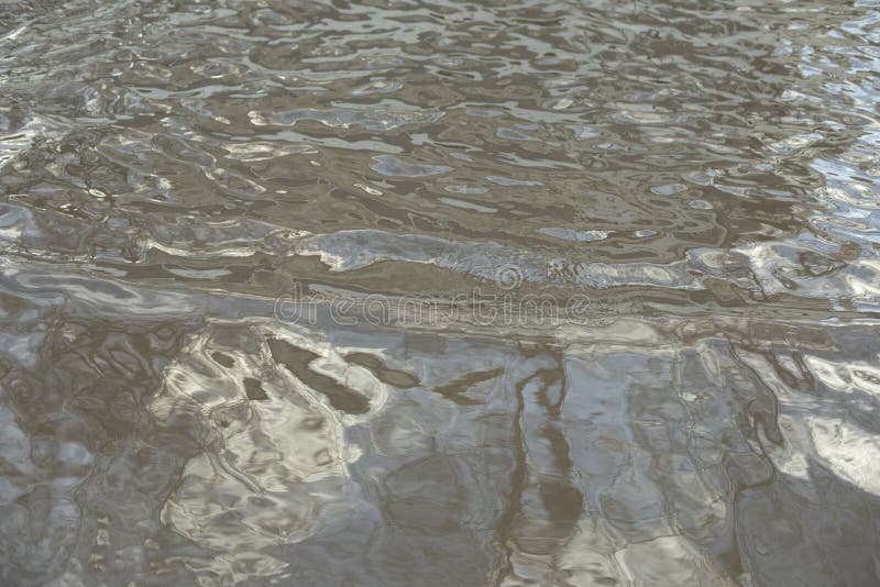 Spring Puddle. Texture of Water in Pond Stock Photo - Image of weather ...