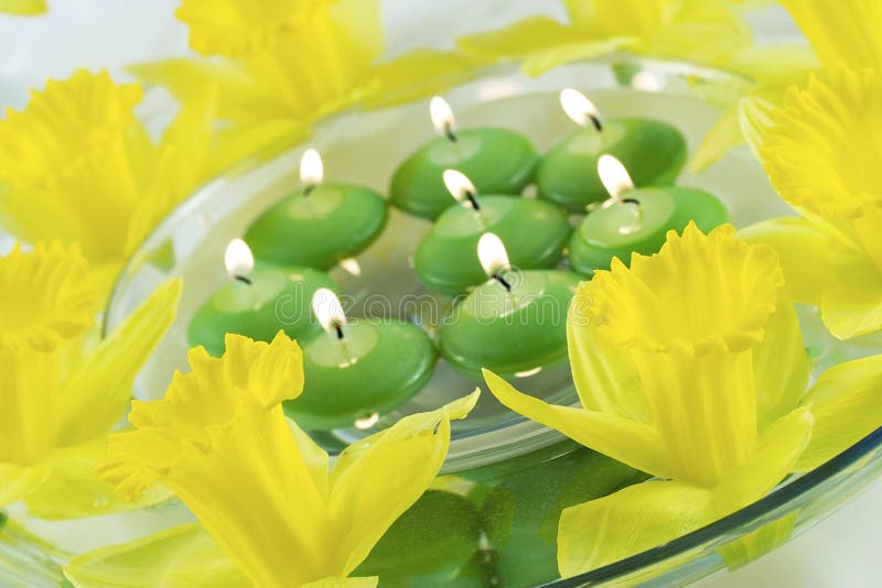 Spring relaxation stock photo. Image of candle, relax, spring - 569664