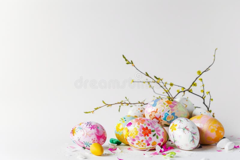 Spring Revival: a Whimsical Array of Easter Delights. Generative AI ...