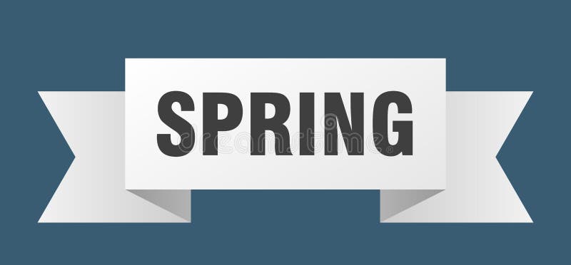 Spring ribbon stock vector. Illustration of pattern, nature - 30290227