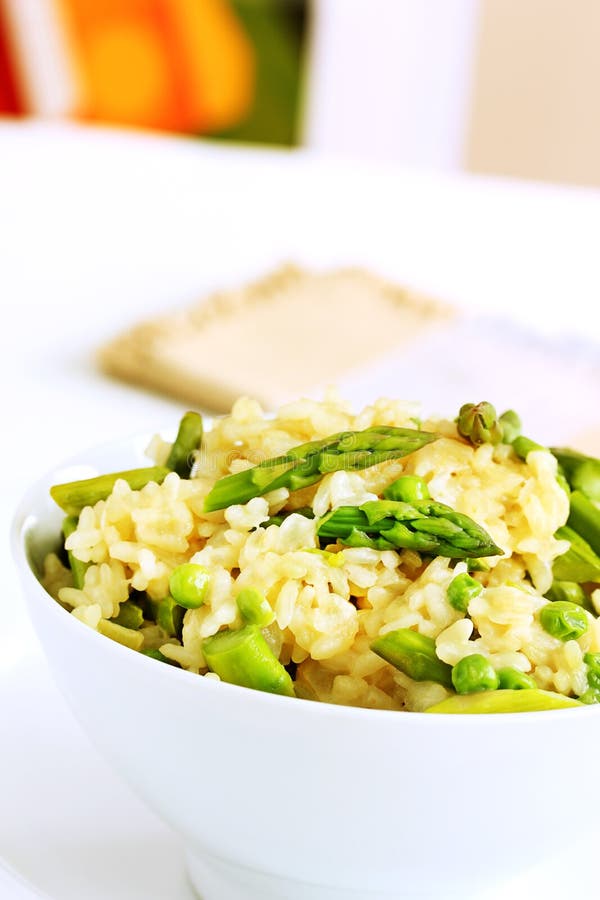 Spring risotto stock image. Image of risotto, vegetable - 39931669