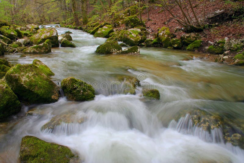 Spring river stock photo. Image of mountains, exposure - 12955020