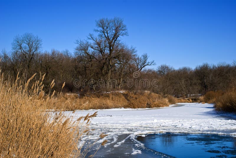 Spring river stock image. Image of magnificent, puddle - 13232125