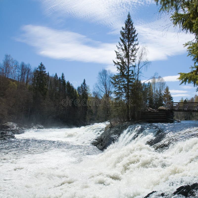Spring river, stock image. Image of norway, northern - 14232393