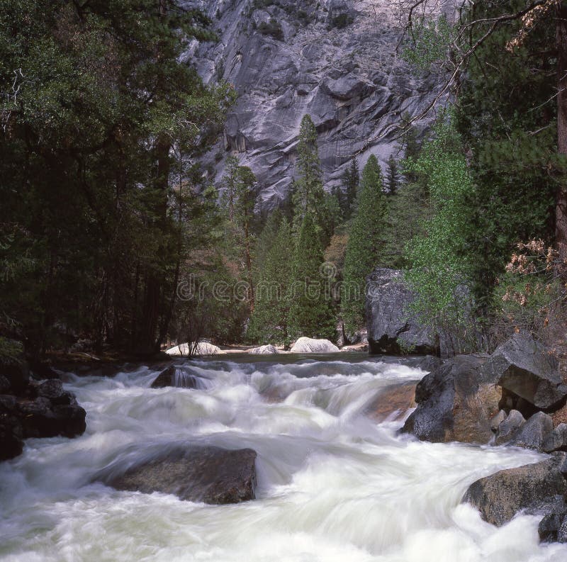 Spring river stock image. Image of valley, spring, woods - 8351699
