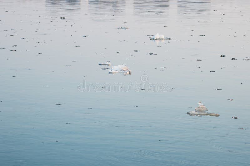 Spring on the River. Ice Drift. Water, Snow and Ice Stock Photo - Image ...