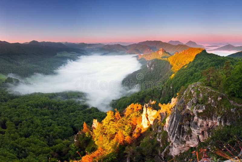 Spring in Rocky valley stock image. Image of pasture - 18755673