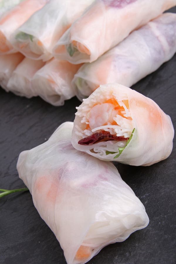 Spring roll stock photo. Image of vietnamese, seafood - 18096684