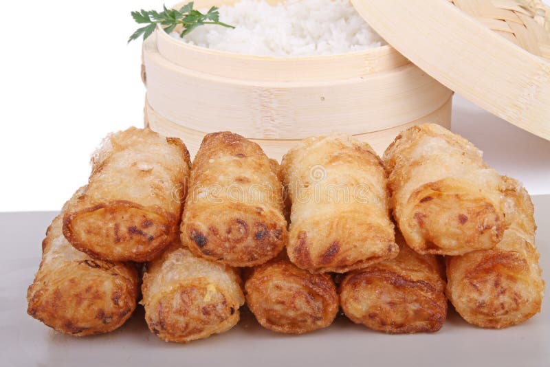 Spring roll stock image. Image of food, asia, fried, roll - 18133577