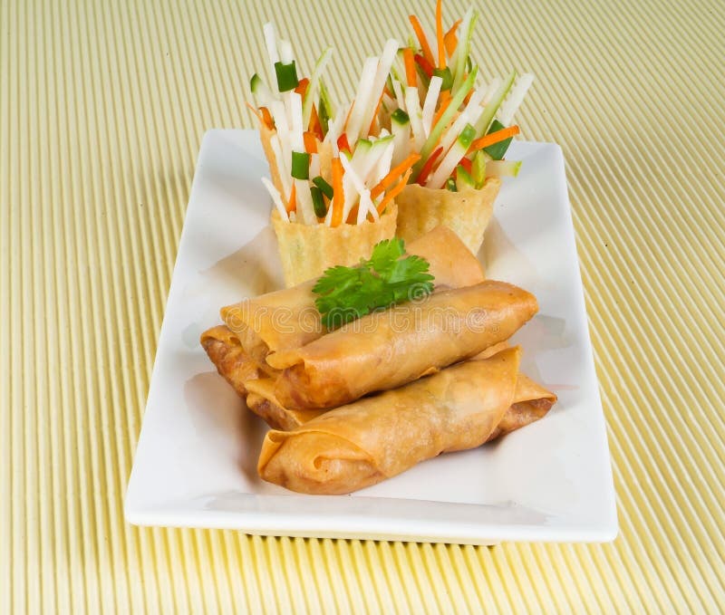 Chinese EGG ROLL / Lumpiang Shanghai Stock Photo - Image of philippine ...