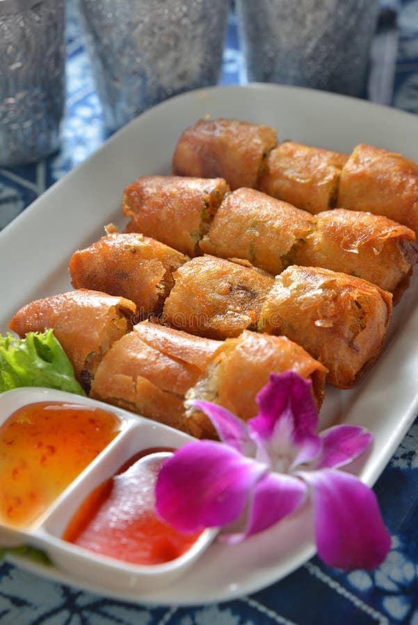 Spring roll dim sum stock image. Image of chinese, china - 21086669