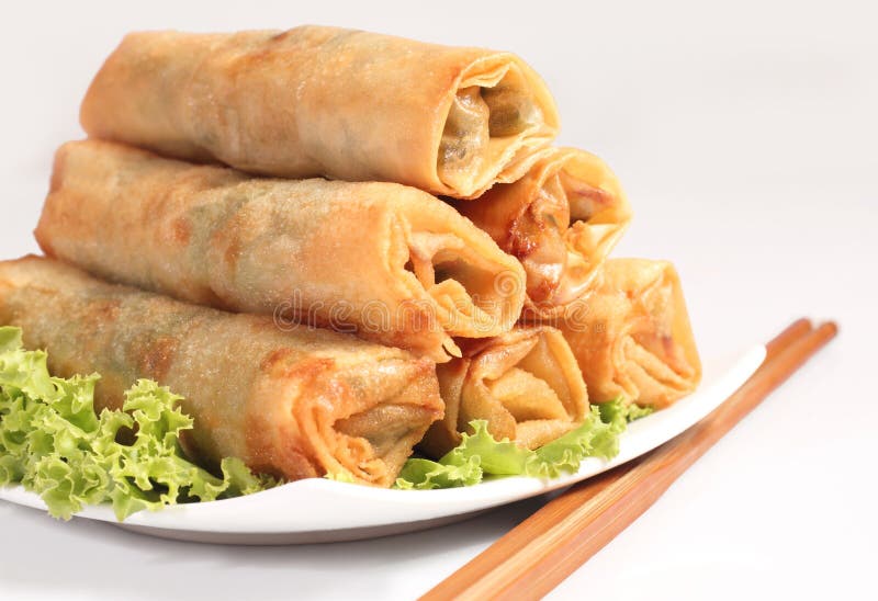 Spring roll stock image. Image of food, snack, appetizer - 40243953