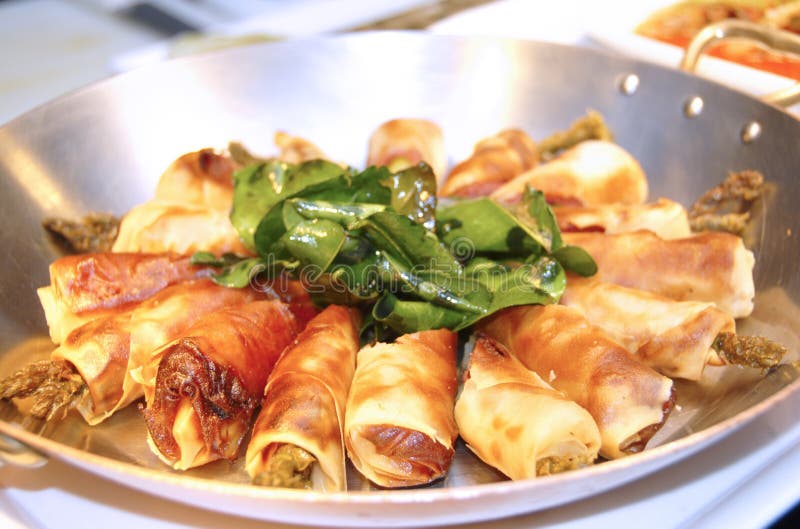 Spring rolls stock photo. Image of fried, eggroll, traditional - 17177608