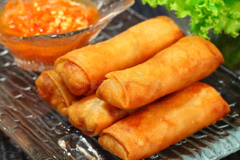 Spring rolls stock image. Image of fried, vegetable, culture - 24065091