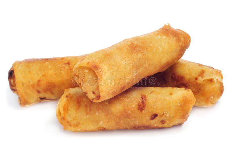 Chinese spring rolls stock photo. Image of savory, meal - 26683664