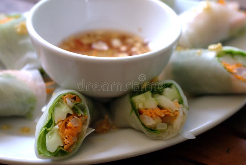 Spring Rolls stock image. Image of asian, asia, cuisine - 5815793