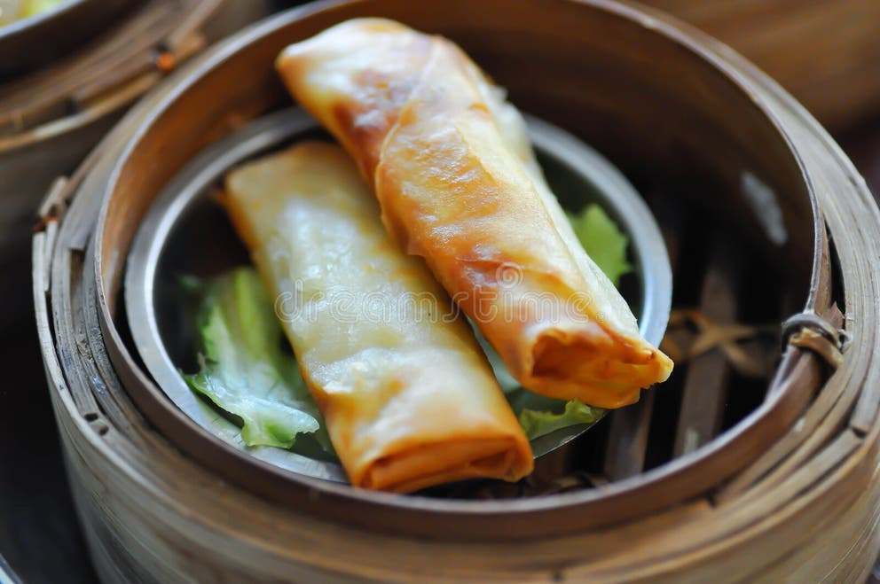 Spring Rolls, Deep Fried Rolls or Vermicelli Rolls or Deep Fried Spring ...
