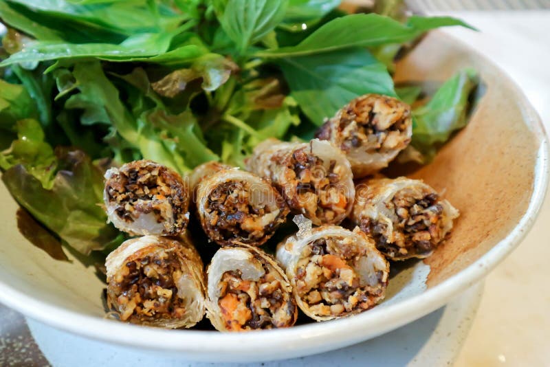 Spring Rolls, Deep Fried Spring Rolls or Fried Spring Rolls Stock Photo ...