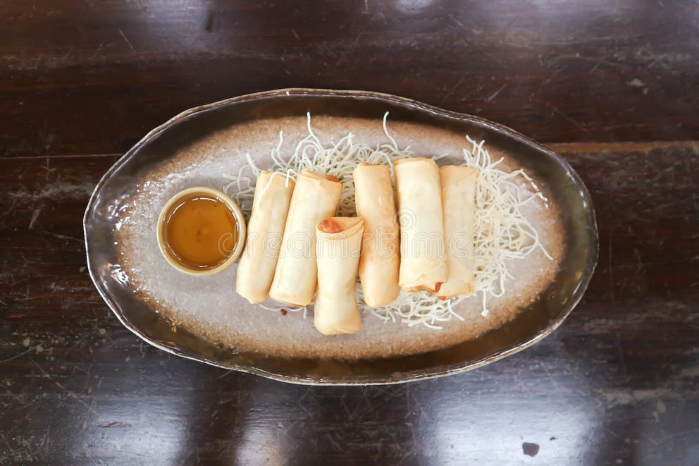 Spring Rolls, Deep Fried Rolls or Vermicelli Rolls or Deep Fried Spring ...