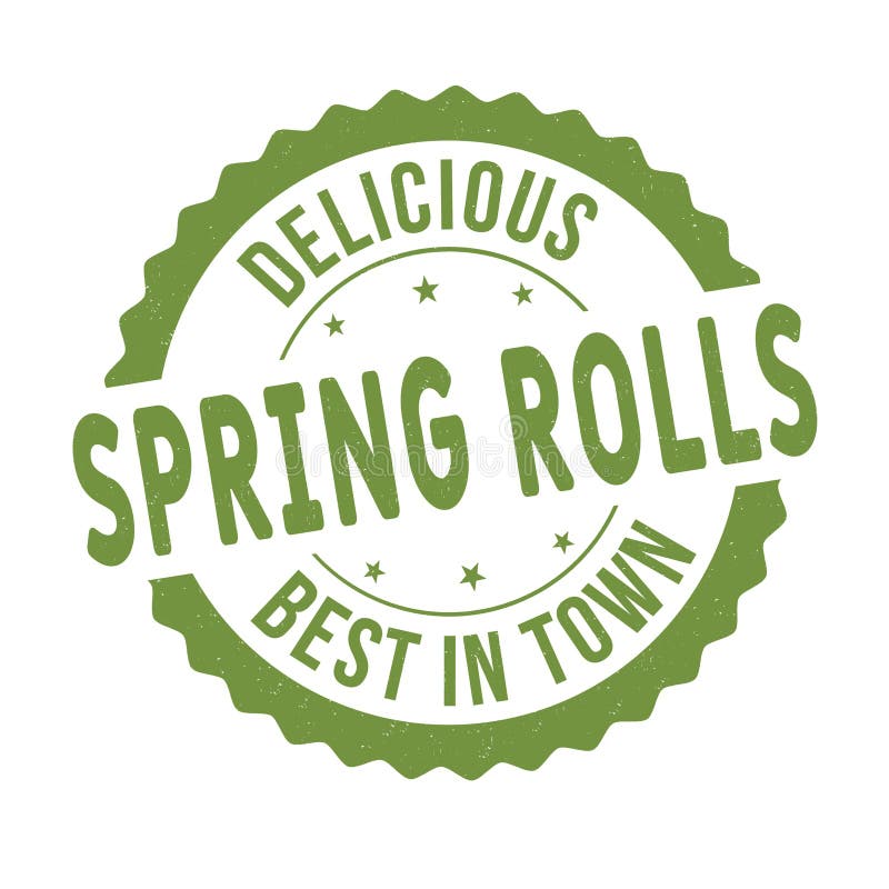 Spring Rolls Stock Illustrations – 1,147 Spring Rolls Stock ...