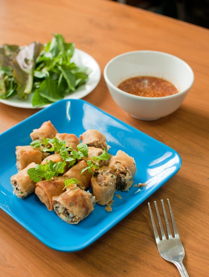 Spring rolls stock photo. Image of china, buffet, snack - 21378890