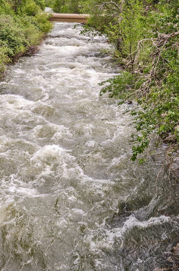 Spring Runoff stock image. Image of mountain, waterfall - 711221