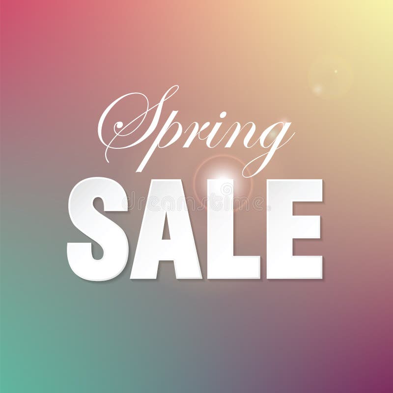 Spring sale stock illustration. Illustration of coupon - 39359434