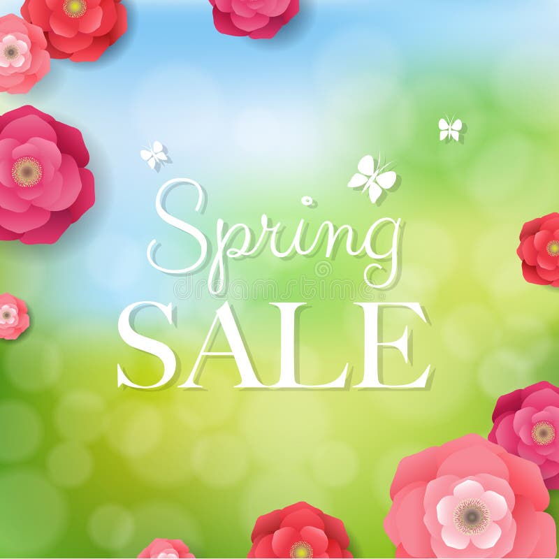Spring Sale stock vector. Illustration of retail, collection - 19124668
