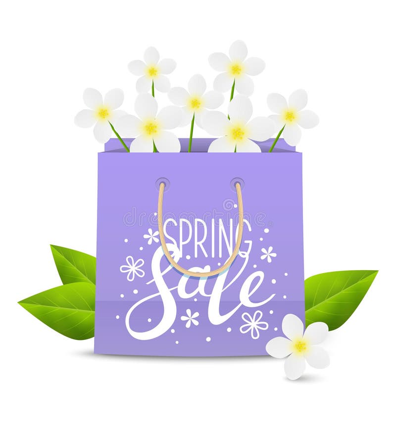 Spring sale concept stock vector. Illustration of season - 87869923