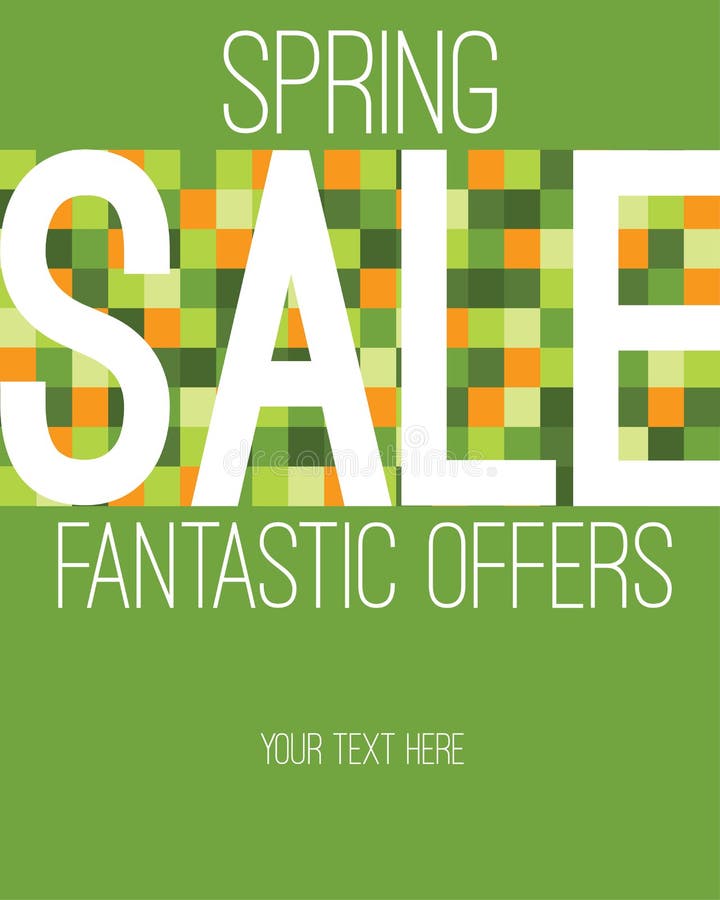 Spring sale graphic stock vector. Illustration of background - 68426125