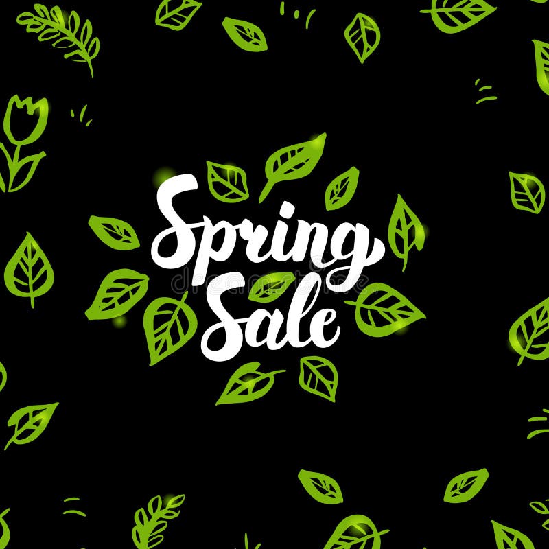 Nature Calligraphy Template Text for Your Design Illustration Concept ...