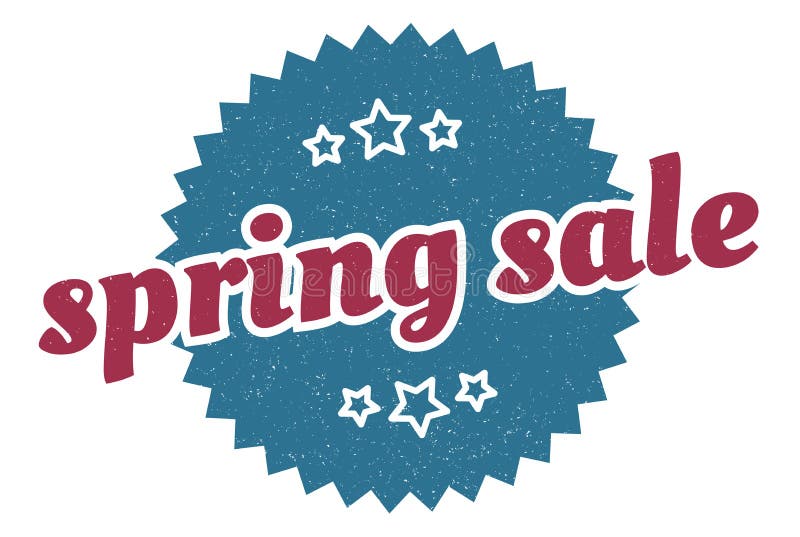 Spring Sale Sign. Spring Sale Vintage Retro Label Stock Vector ...