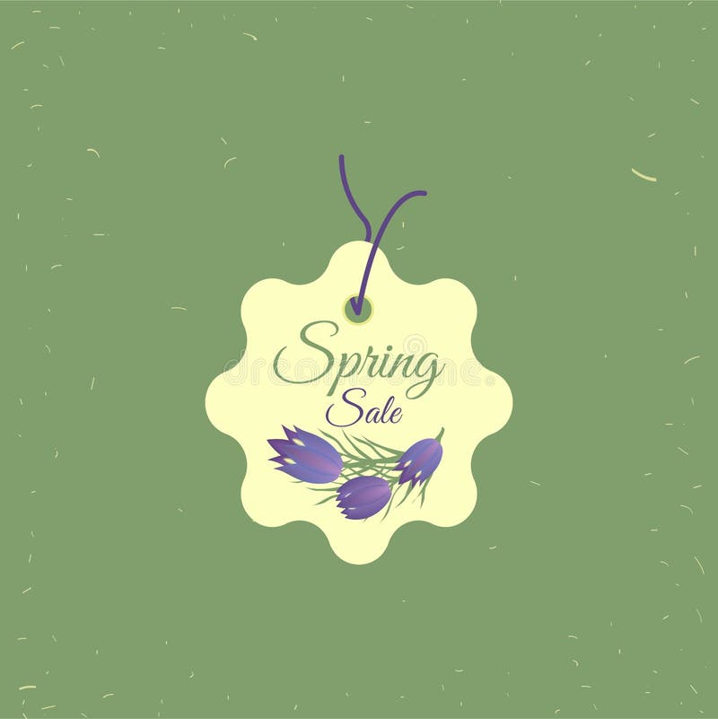 Spring Sale Tag. Banners Poster Tag Design, Voucher Template EPS 10 ...