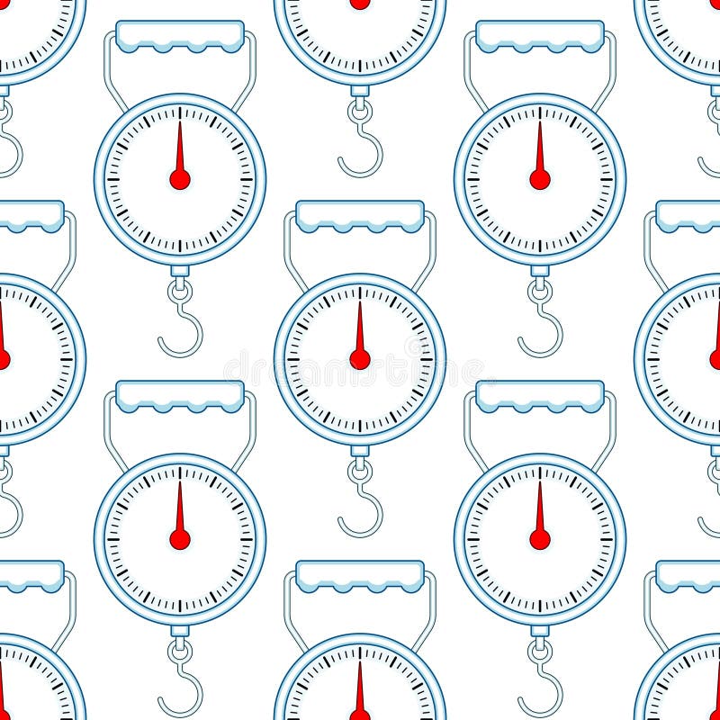 Spring scale pattern stock vector. Illustration of hook - 107997619