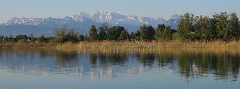 Spring Scene in Zurich Canton, Switzerland Stock Photo - Image of ...