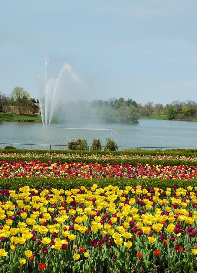 Spring scenery stock photo. Image of acres, moss, clouds - 11848484