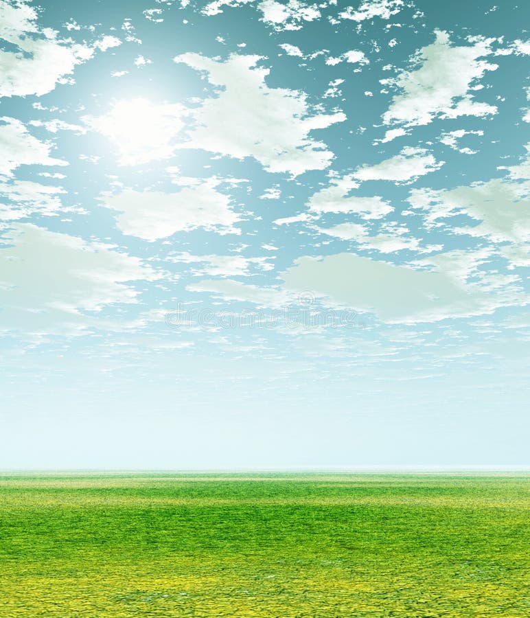 Spring scenery stock illustration. Illustration of scenery - 5876594