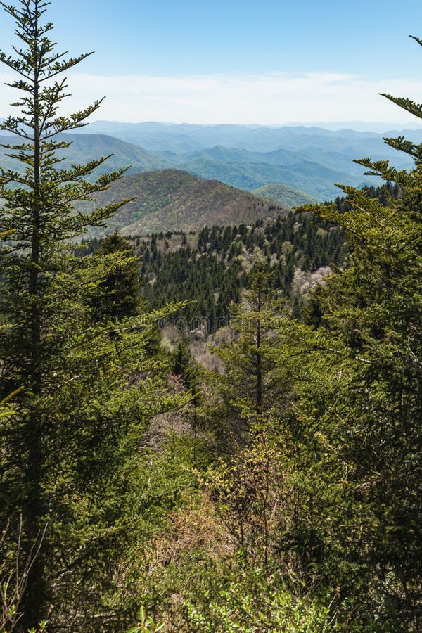 Spring Scenics on the Blue Ridge Parkway Stock Image - Image of scenic ...