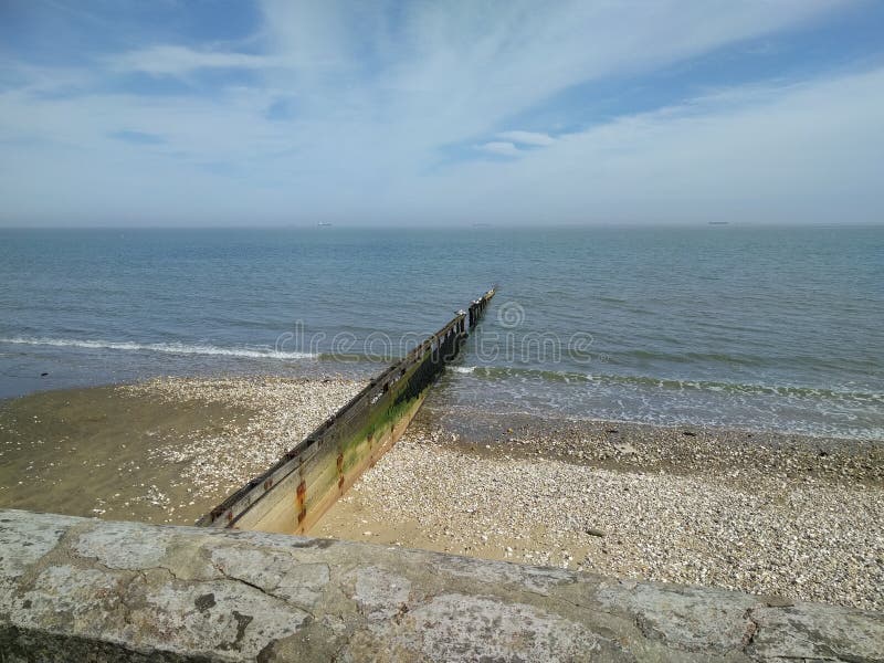Spring Sea Isle of Wight Shanklin Stock Photo - Image of shanklin ...