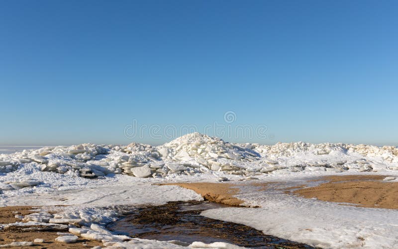 Spring at sea stock photo. Image of edge, cold, color - 167379148