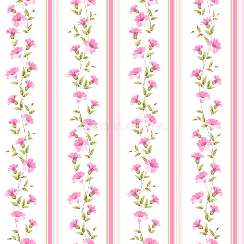 Spring Seamless Background. Stock Vector - Illustration of decoration ...