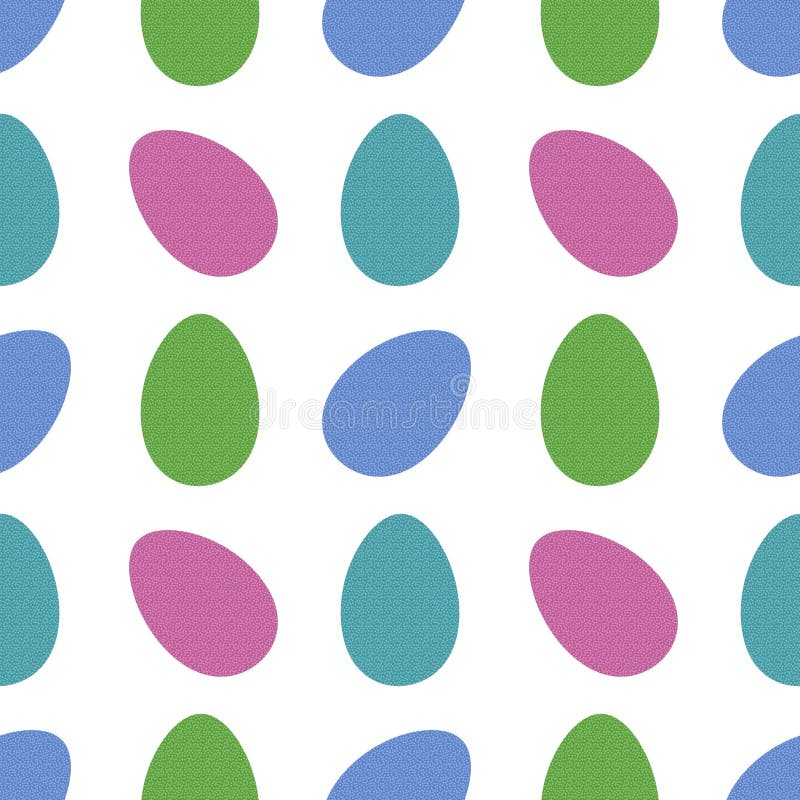 Spring Seamless Easter Coloured Eggs Pattern for Wrapping Paper and ...